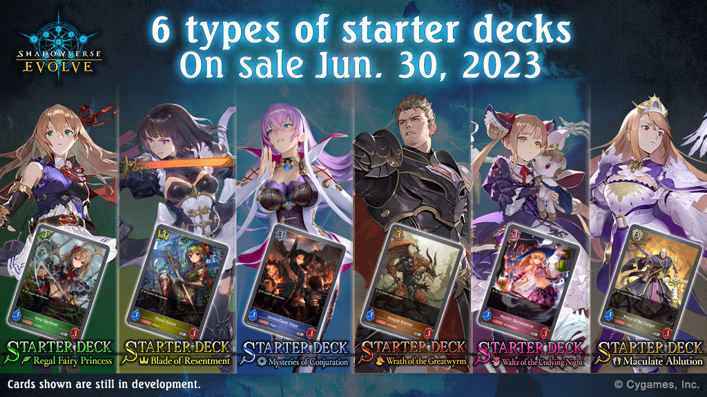 Starter Decks 1 6 PRODUCTS Shadowverse Evolve Starter Decks 1 6 PRODUCTS Shadowverse Evolve